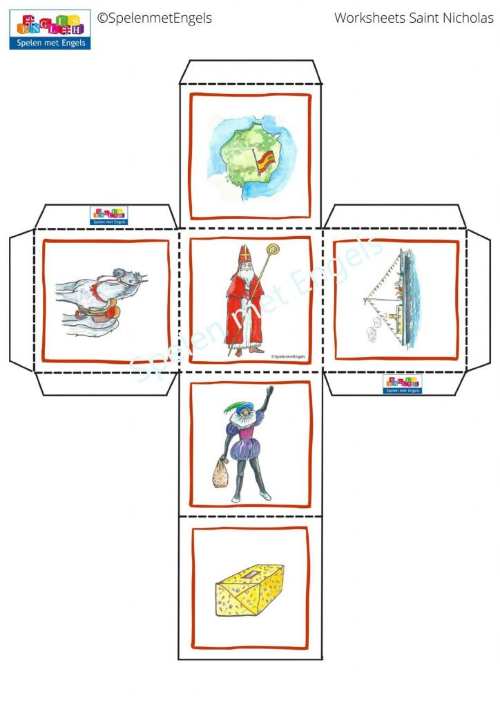 Worksheets Saint Nicholas (onderbouw) | Sinterklaas | Spelen met Engels