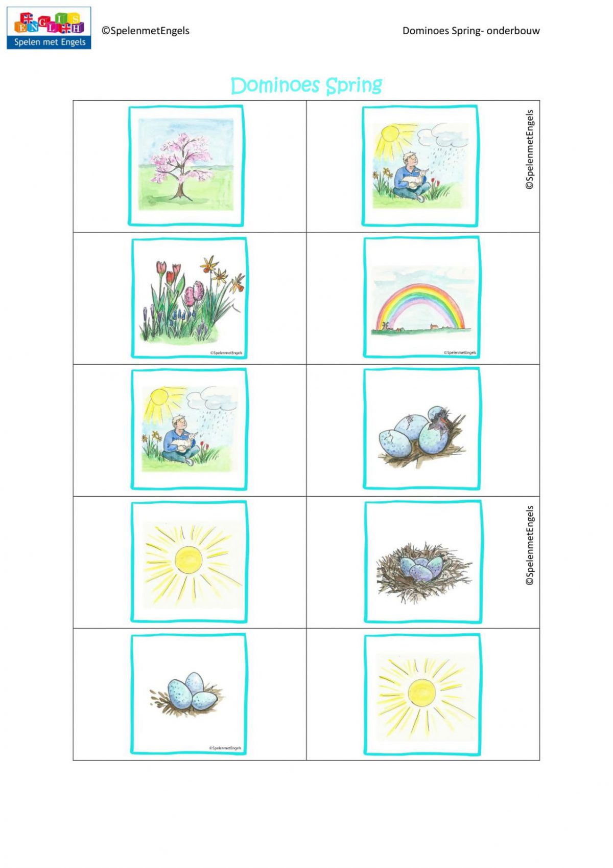 Themapakket Spring | Spelen met Engels