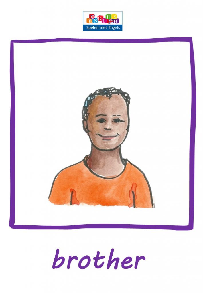 Flashcards My family | Spelen met Engels