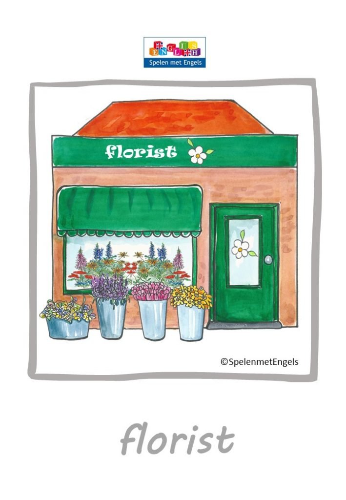 Flashcards Shops | Spelen met Engels