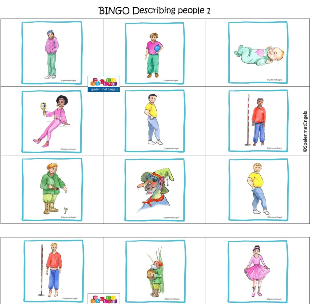 Describing people | Appearances | Spelen met Engels