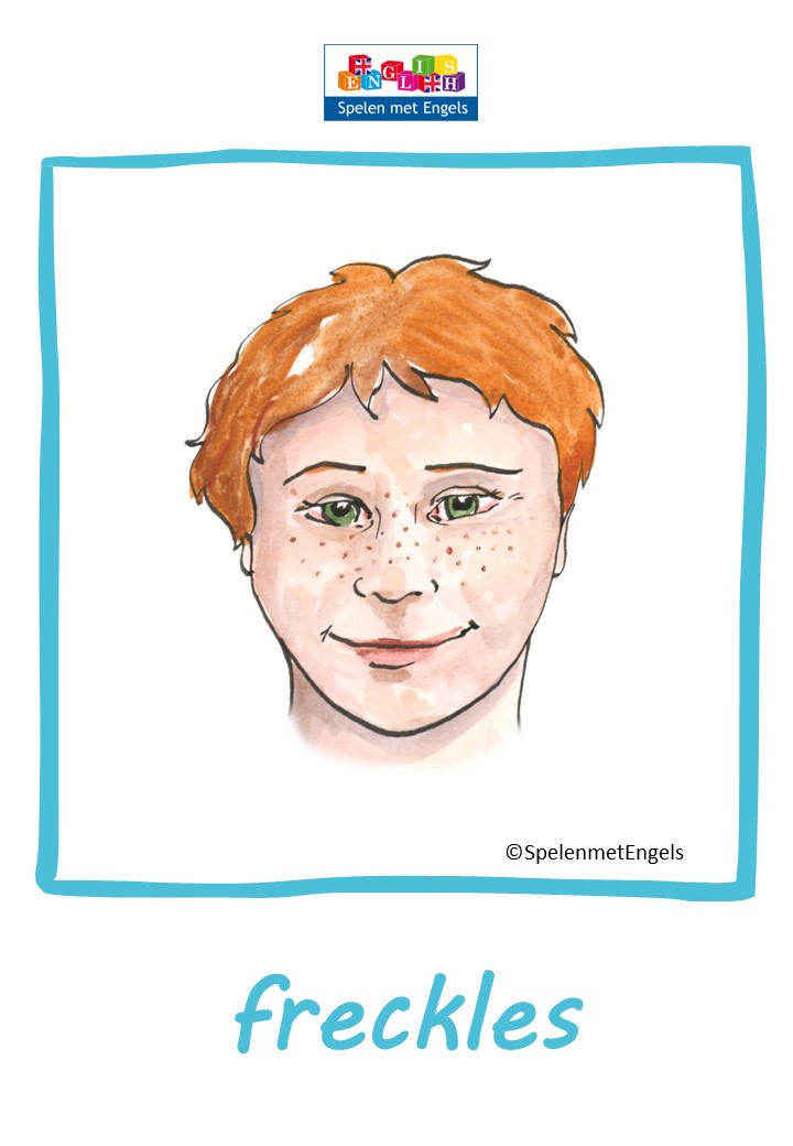 Flashcards Describing people (middenbouw) | Spelen met Engels