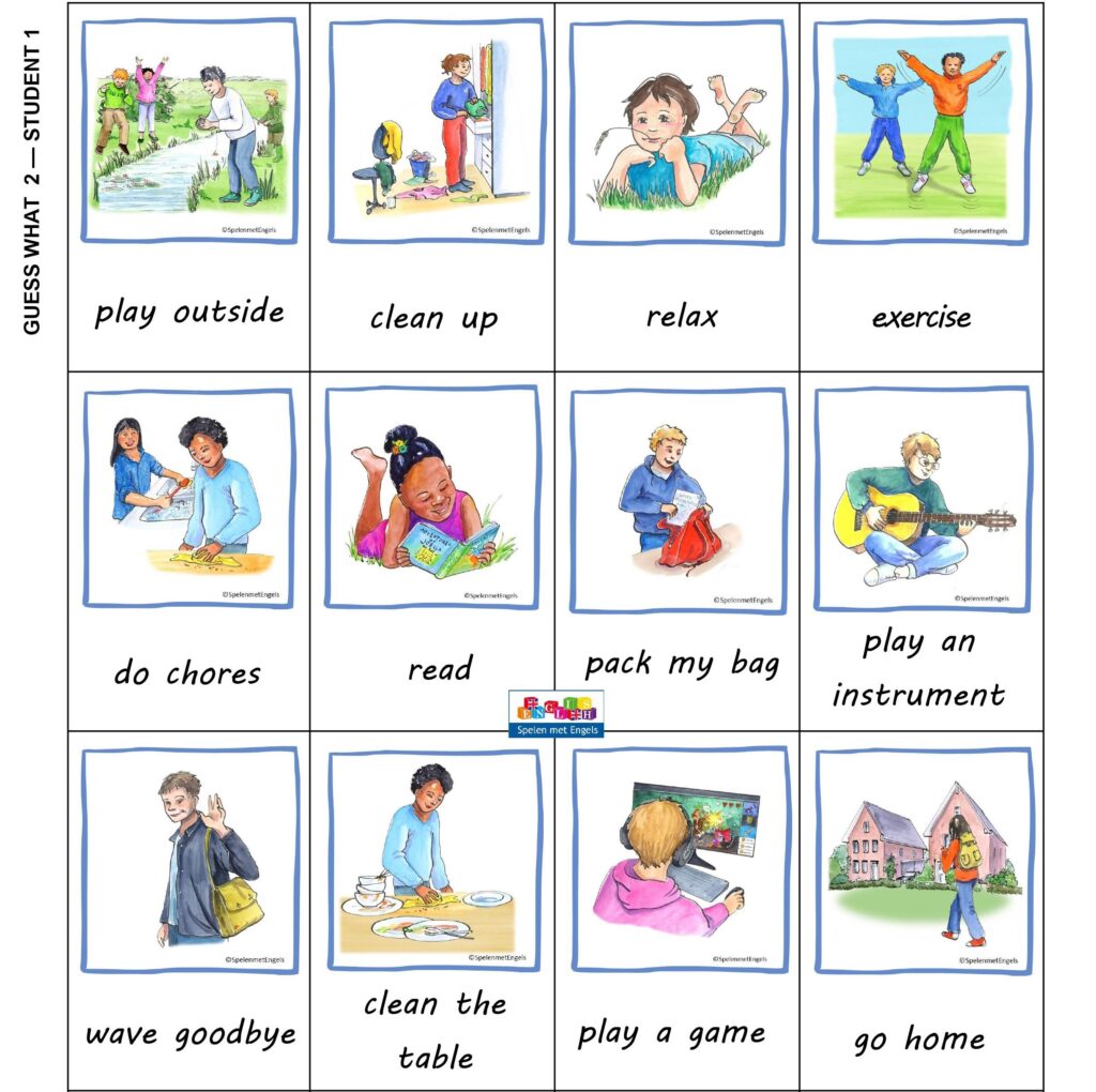 Guess what? Daily routines (bovenbouw) | Spelen met Engels