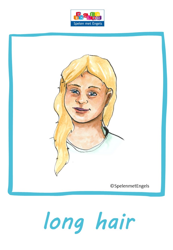 Flashcards Describing people (middenbouw) | Spelen met Engels